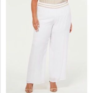 JM Collection | Pants & Jumpsuits | Jm Collection Pants X Plus White ...